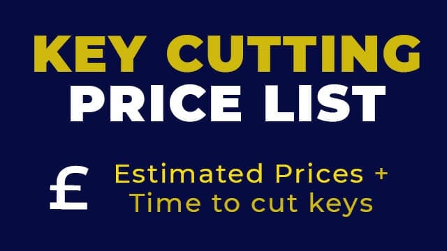 Key Cutting Price List (2025) - Average Cost + Time to Cut Keys